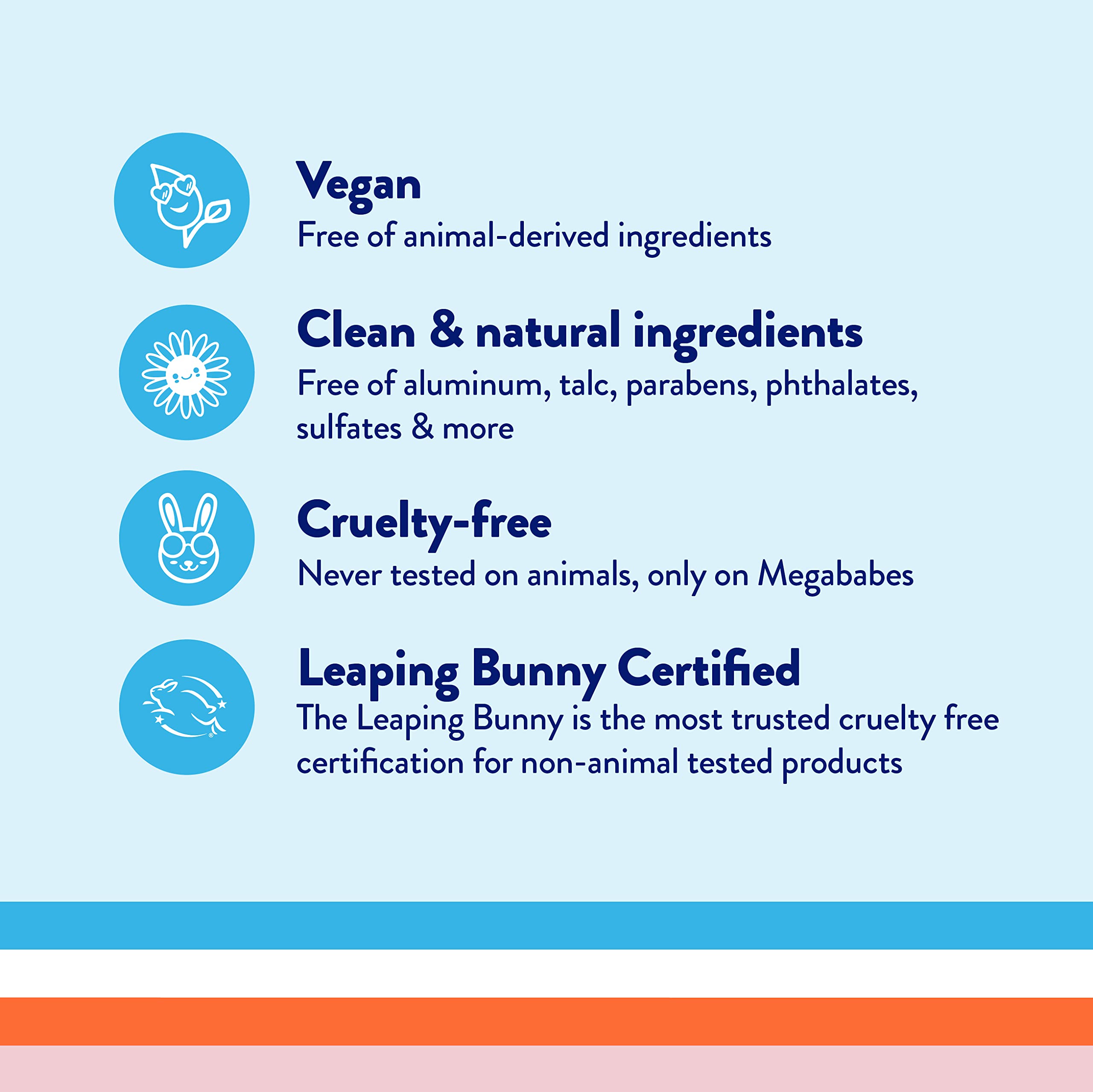 Megababe Daily Deodorant - Rosy Pits | 72 hour Odor Protection | Aluminum-Free, Clear & Clean | 2.6 oz