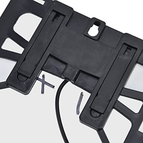 6W 12V Solar Panel Charger, 137x210mm/5.4x8.3in Polysilicon Tablet Generator DC5521 Output Lightweight Low Light Efficiency Convenient for Emergency Lights