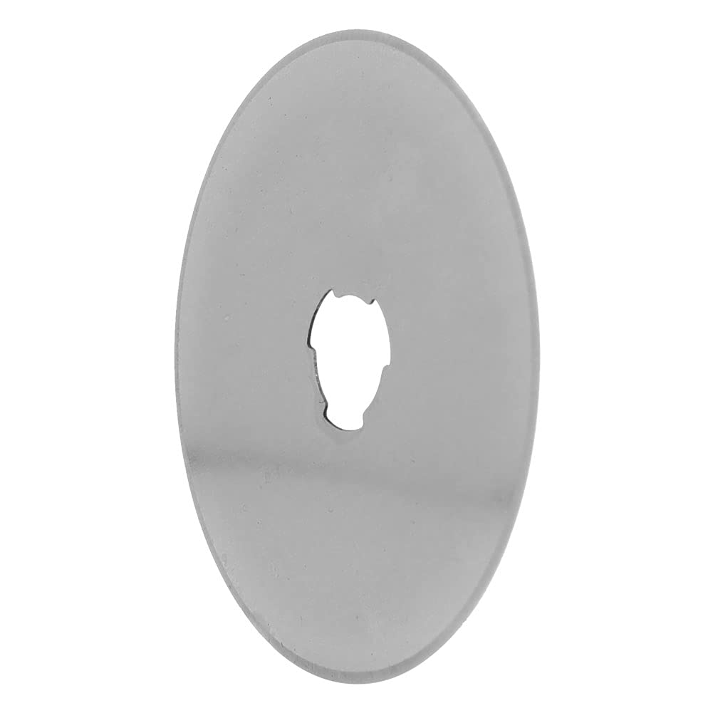 45mm Round Knife Blade Replacement Kit, SKS -7 Material, 6 Layers Fabric Cutting, Suitable for Paper, Fabric, Leather, Rotating Blade for Efficient Cutting