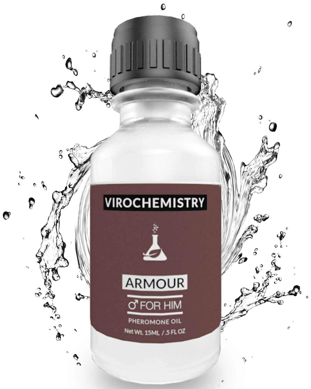 Pheromones to Attract Women for Men (Armour) Cologne Oil - Bold, Extra Strength Human Pheromones Formula by ViroChemistry - 15ml Concentrate (Human Grade Pheromones to Attract Women)