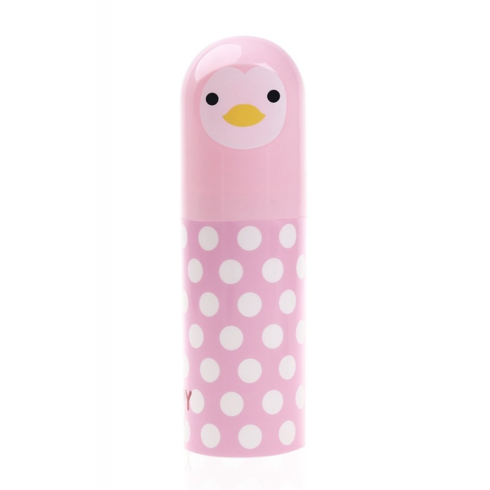 shengyuze Toothbrush Case Travel, Portable Cute Cartoon Penguin Toothbrush Toothpaste Holder Travel Storage Case - Green