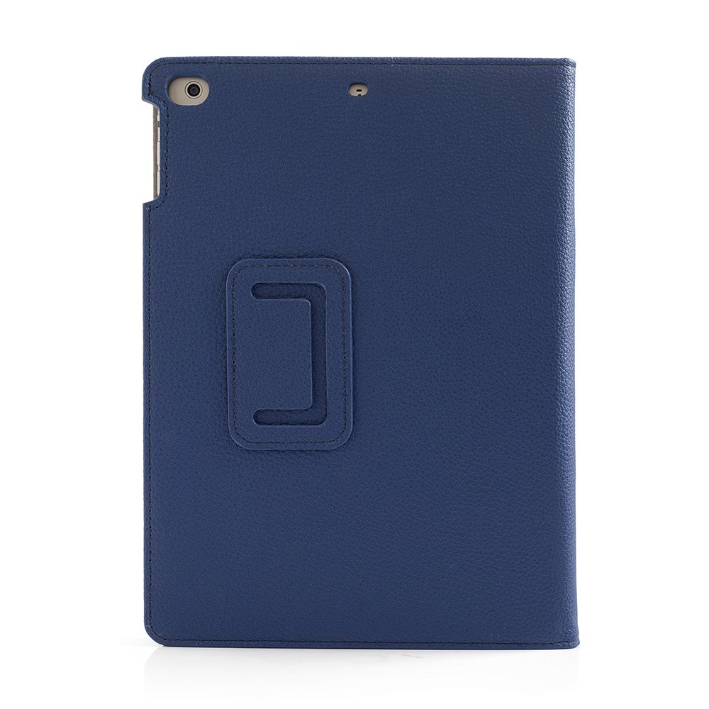 RUBAN Case for iPad 9.7 Inch 2018/2017/iPad Air 2/iPad Air 1 - [Corner Protection] - [Scratch-Resistant] Premium PU Leather Folio Smart Stand Cover w/Auto Sleep/Wake, Navy Blue