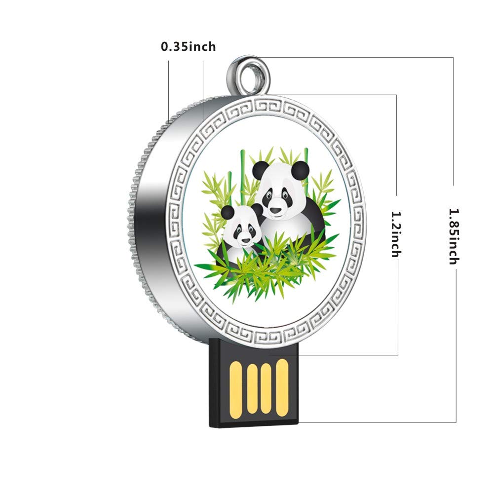 ZJR USB Flash Drive 64GB High Speed Thumb Drive Large Storage USB Memory Stick Jump Drive with Keychain