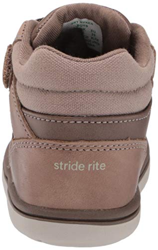 Stride Rite Boys SRT Ryker Sneaker, Greige, 4 Wide Infant