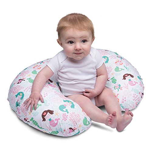 Boppy Original Pillow Cover, Mermaids, Cotton Blend Fabric with Allover Fashion, Fits All Boppy Nursing Pillows and Positioners