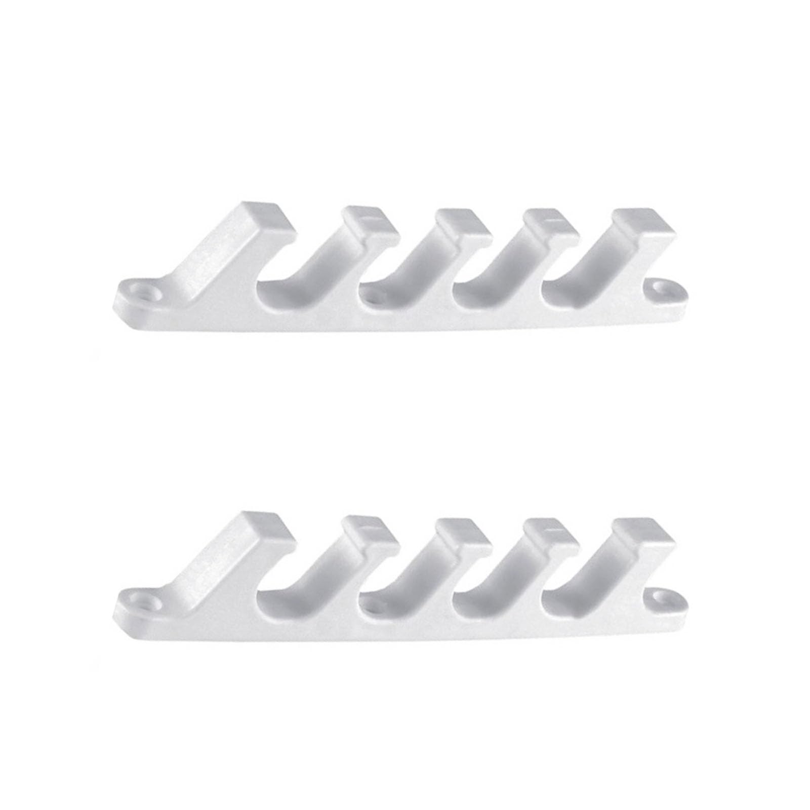 heyous 2PCS Outdoor Chaise Lounge Multi Position Adjuster Office Computer Chair Plastic Accessory Heavy Duty Screw or Rivet Beam Convertible Durable Outdoor Patio Furniture (White)