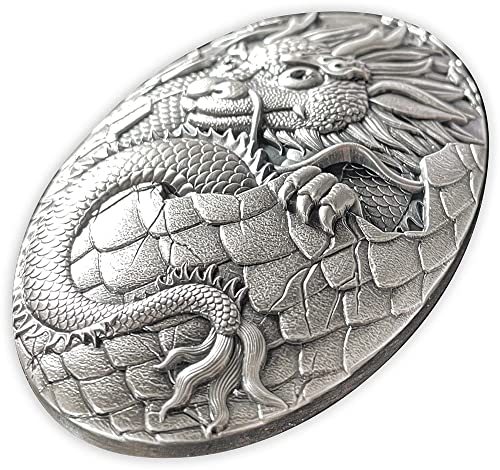2024 DE Modern Commemorative PowerCoin Dragon Egg 3d Shaped 5 Oz Silver Coin 250 Francs Djibouti 2024 Antique Finish
