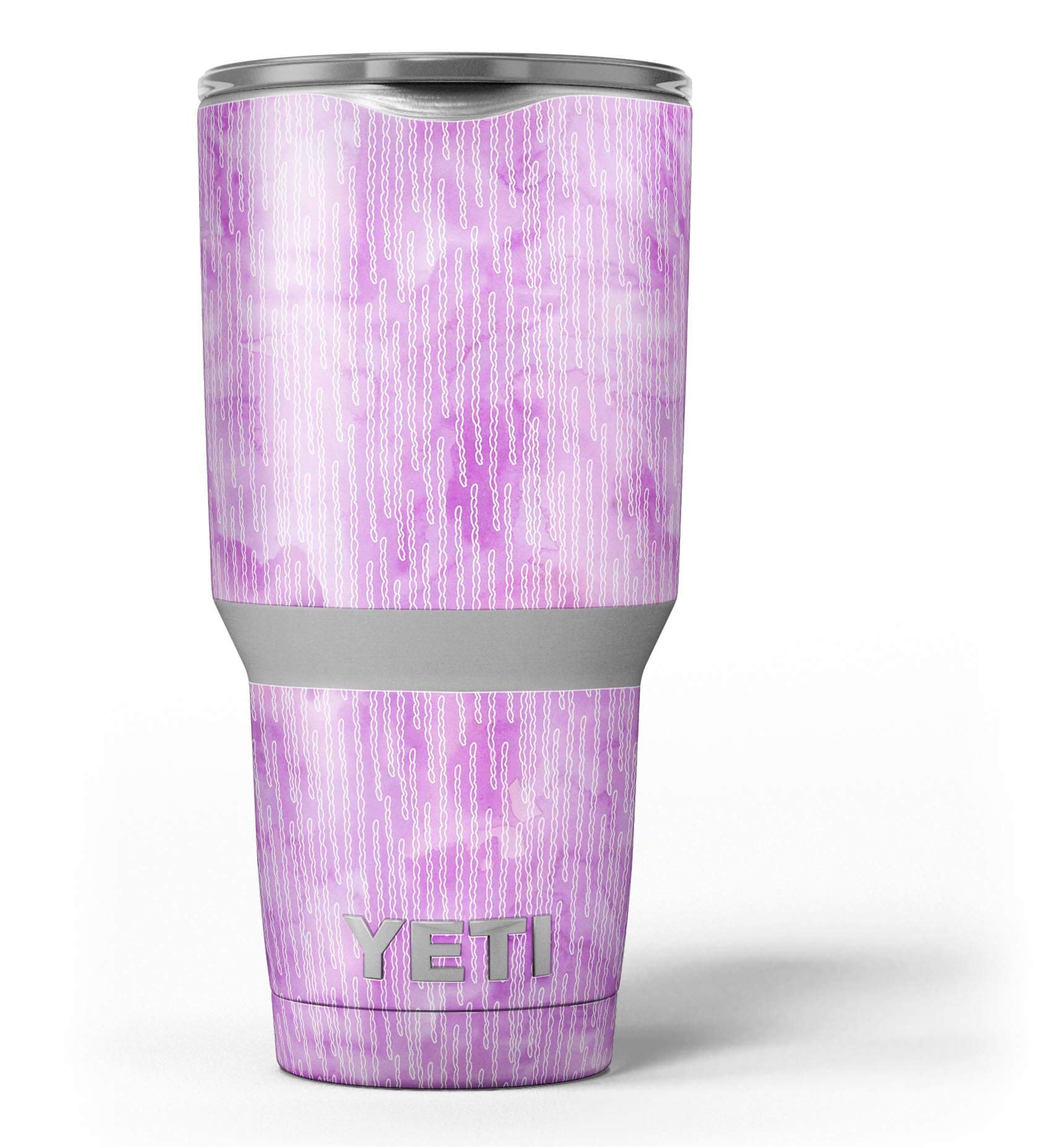 Design Skinz Pink Grunge Surface with Microscopic Matter - Skin Decal Vinyl Wrap Kit Compatible with The Yeti Rambler Cooler Tumbler Cups