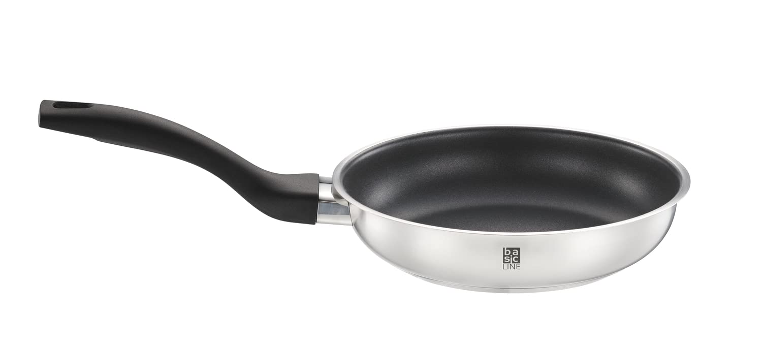 RÖSLE Basics Line Frying Pan with ProPlex Non-Stick Coating, 8-inch