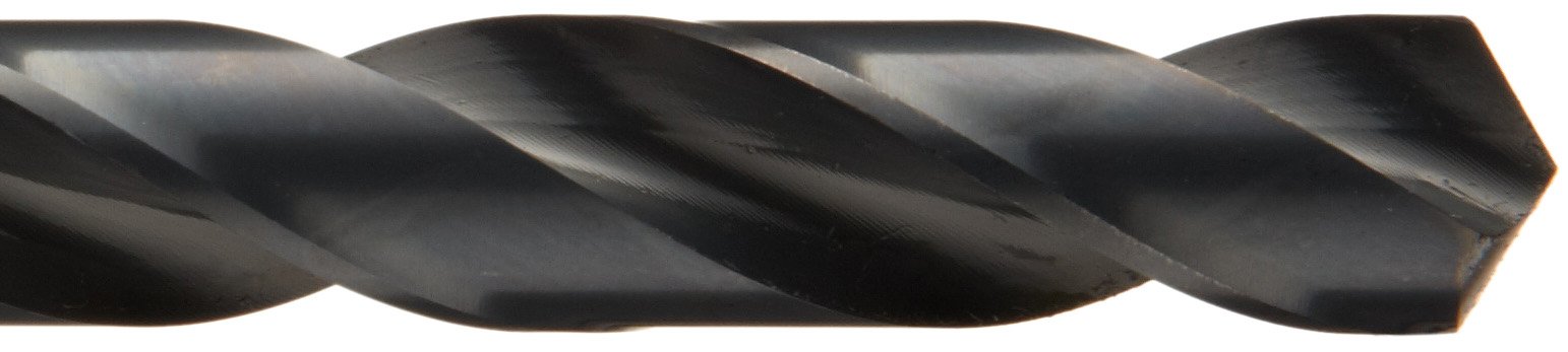 Chicago Latrobe 57718 150 Series High-Speed Steel Jobber Length Drill Bit Set with Metal Case, Black Oxide Finish, 118 Degree Conventional Point, Letter Size, 26-piece, A - Z