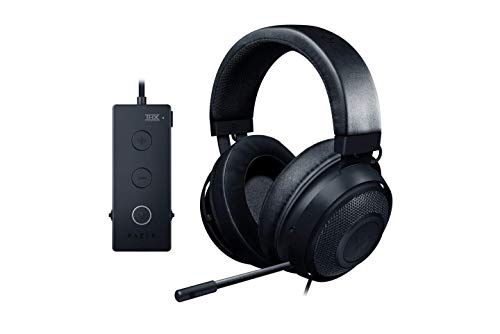 Razer Kraken Tournament Edition: THX Spatial Audio - Full Audio Control - Cooling Gel-Infused Ear Cushions- Black (Renewed)