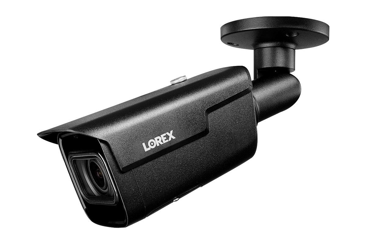 Lorex LNB9282B-2PK-W 4K (8MP) Black Nocturnal Motorized Varifocal Smart IP Bullet Security Camera, Compatible with N881B, N882B and NR900X NVRs