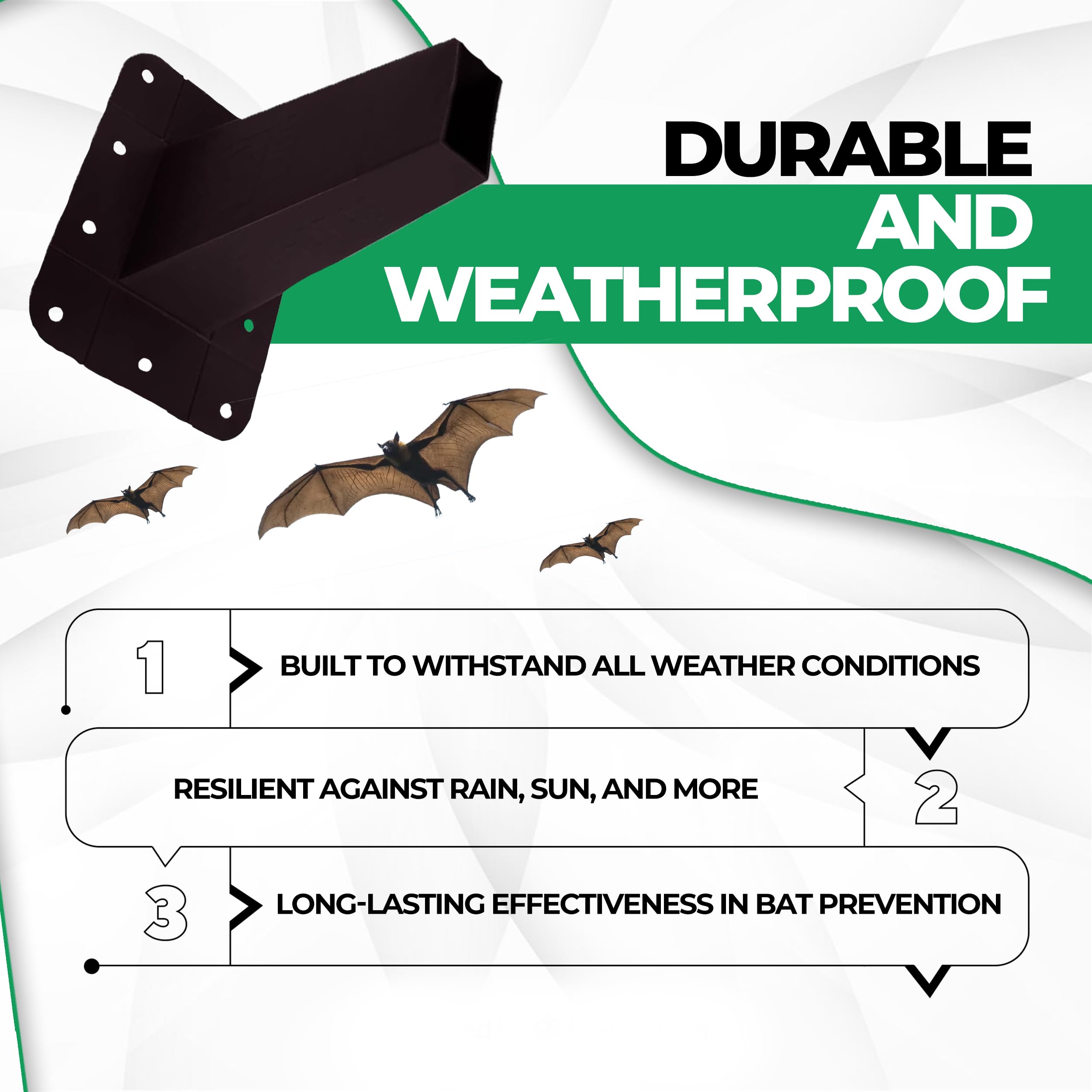 Rhino Excluders® BATCHUTE™ One Way Cone for Bats - Reusable Bat Excluder Valve – One Way Entry Capture Device – Prevent re-Entry of Bats-Safe Eviction & Effective Bat Catcher Ideal for Attics