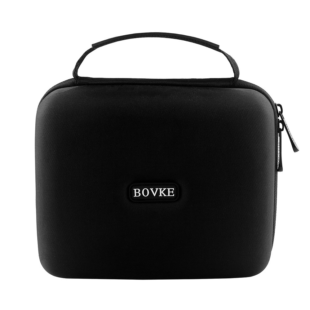 BOVKE Hard Drive Case for WD Elements My Book Seagate Expansion Desktop External Hard Drive HDD 6TB 8TB 10TB 12TB 14TB 16TB 18TB, 3.5 Inch Portable Desktop HDD Carrying Case, Black