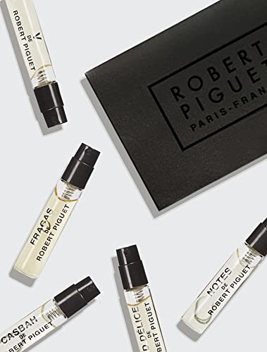 Robert Piguet L'Expérience Piguet Discovery Set | Includes Fracas, Casbah, V, Oud Délice and Notes, 0.08 Fl Oz
