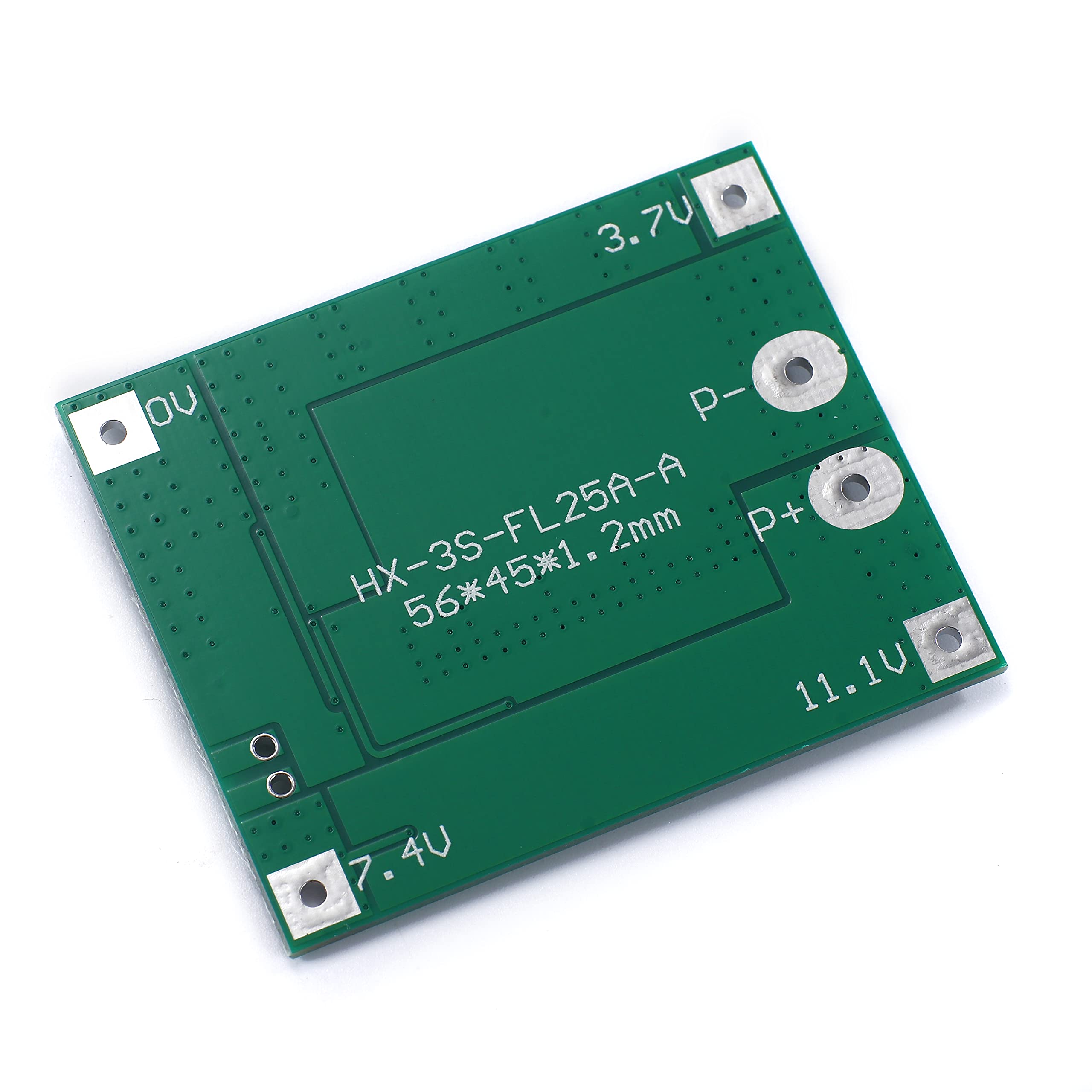 Songhe 3S 11.1V 12V 25A 18650 Li-ion Lithium Battery PCB Protection Board Module with Balanced Protection 3pcs