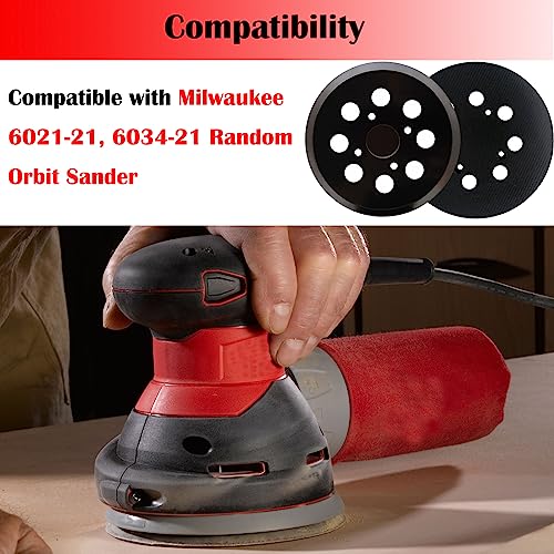 5 Inch 8 Hole Hook and Loop Replacement Sander Pad for Craftsman 315-315112170, 315116940, 315116950, 315112180, 315279870 Random Orbit Sanders- Sanding Pad