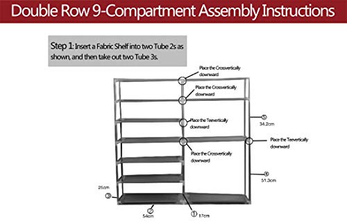SOONEEDEAR 6 Tier Shoe Rack, Shelf for Shoes, Tall Shoe Organizer, Shoe Cabinet Storage,Sneaker Throne, Mueble para