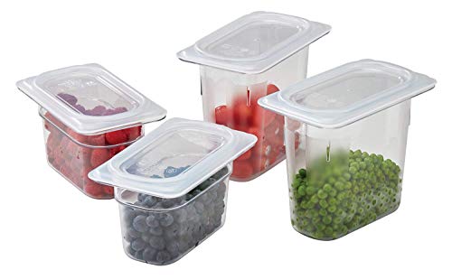 Cambro 96PCW135 Food Pan 1/9 X 6" Camwear Clear Case of 6