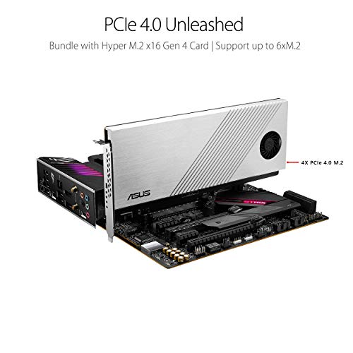 ASUS ROG Strix B550-A Gaming AMD AM4 Zen 3 Ryzen 5000 & 3rd Gen Ryzen ATX Motherboard (PCIe 4.0, 2.5Gb LAN, BIOS Flashback, Dual M.2 with heatsinks, Addressable Gen 2 RGB Header and Aura Sync