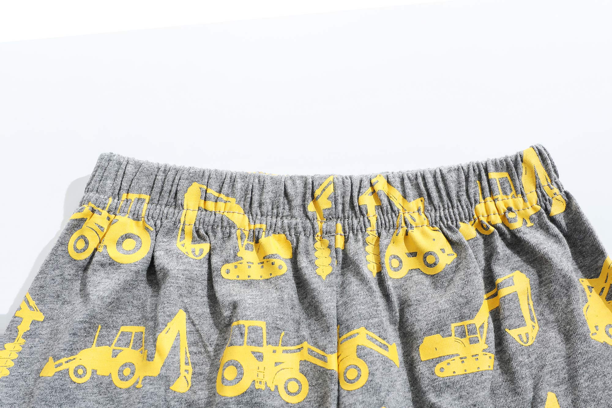 Boys Pajamas, 2 Piece Little Boys Pajama Sets Clothes Toddler Kids Sleepwear Size 3 4 T