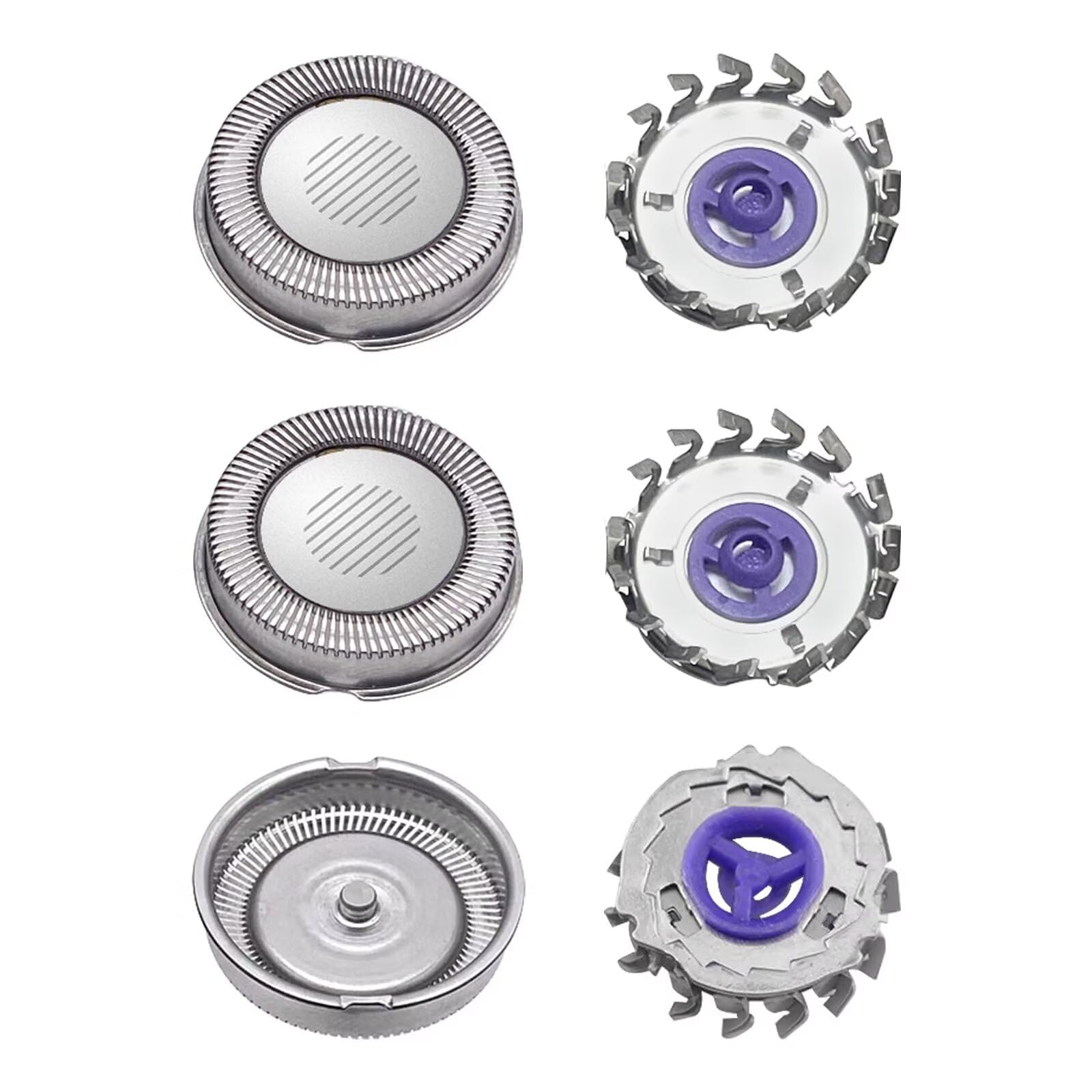 3 Pcs Replacement Shaver Head Shaver Blade for Phi&lips Norel&co Hq56 Hq55 Plus Hq4 Hq3 6948XL