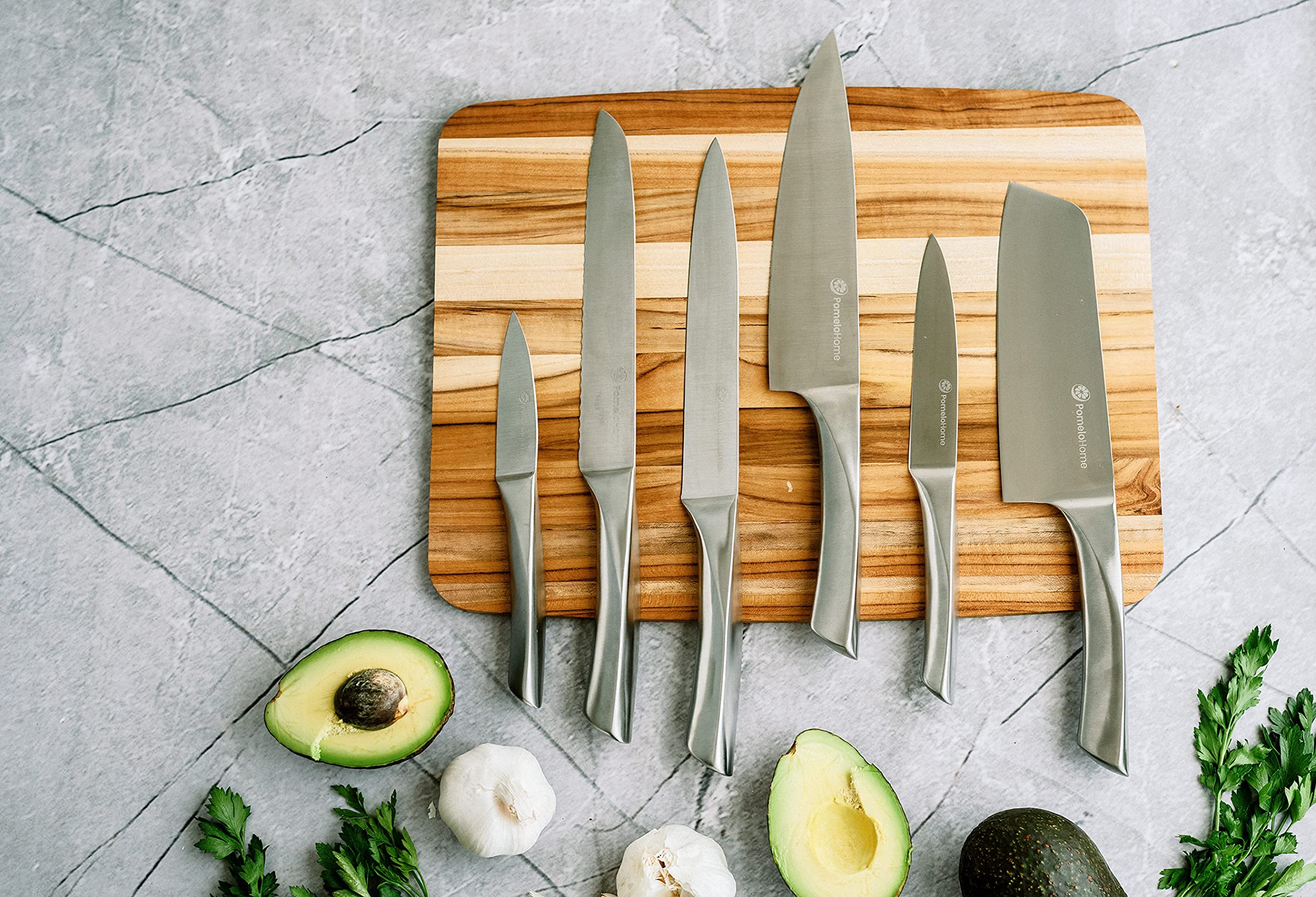 POMELOHOME Carving Knife | 8" Stainless Steel Carving Knife | German High Carbon Steel