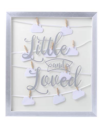Kate & Milo Little And Loved Signature Frame, Unique Baby Shower Guestbook, Advice And Well Wishes Frame, Modern Nursery Decor