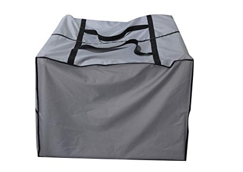 acoveritt Outdoor Square Cushion Storage Bag, Protective Zippered Storage Bags with Handles, 32''L x 32''W x 24''H