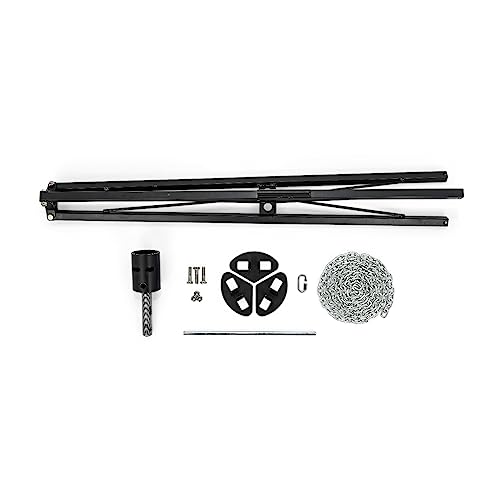 Camco Eaz-Lift Camper/RV 5th Wheel King Pin Tripod Stabilizer | Features Adjustable Height from 38.5" to 50" & 5,000 lb Certified Load Capacity | Folds for Easy RV Storage and Organization (48855)