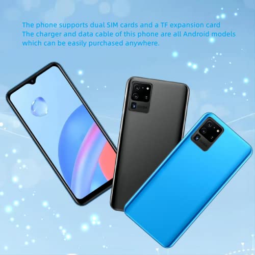 aderroo Unlocked Phone, HOT12Play 6.52-inch Screen,Supports The Dual SIM Card Frequency Band of 3GWCDMA : 850/2100MHZ,Unlocked Cell Phone,1G RAM 8G ROM,Android Smartphone(Black
