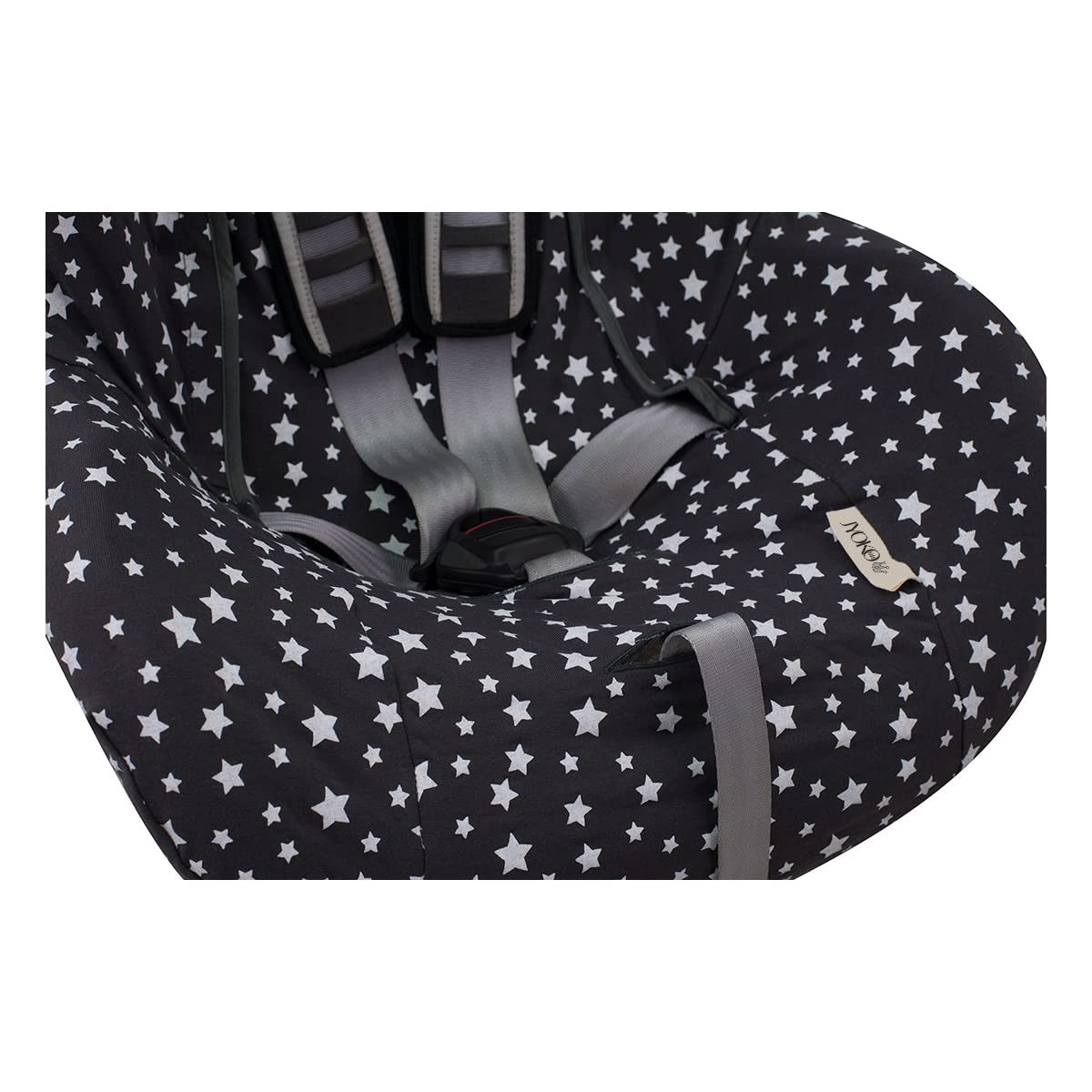 JYOKO Kids Cover Liner Universal for Car seat Compatible with Britax, Chicco, Mico (Without Head Support) (Winter Sky)