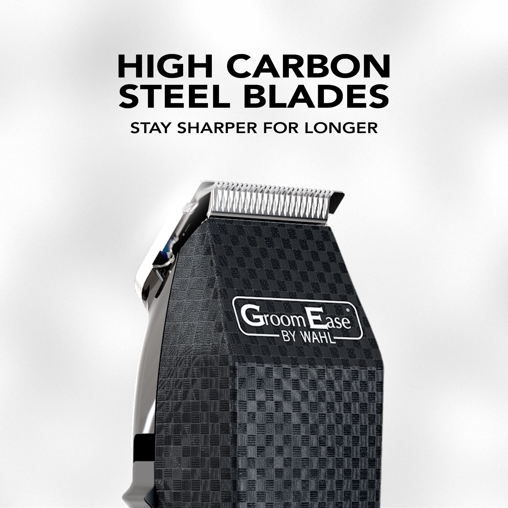 WAHL GroomEase Battery Operated Men Multigroomer, Three Interchangeable Heads, Four Attachment Combs, 90 Minutes of Continuous Use, Ideal for Gym and Travel