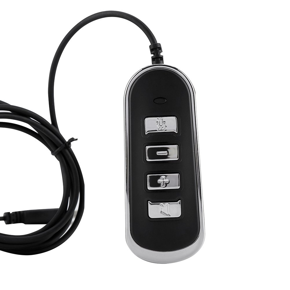 Zerone RJ9 to USB Audio Headphone Adapter with Control Box and Crystal Head Earphone
