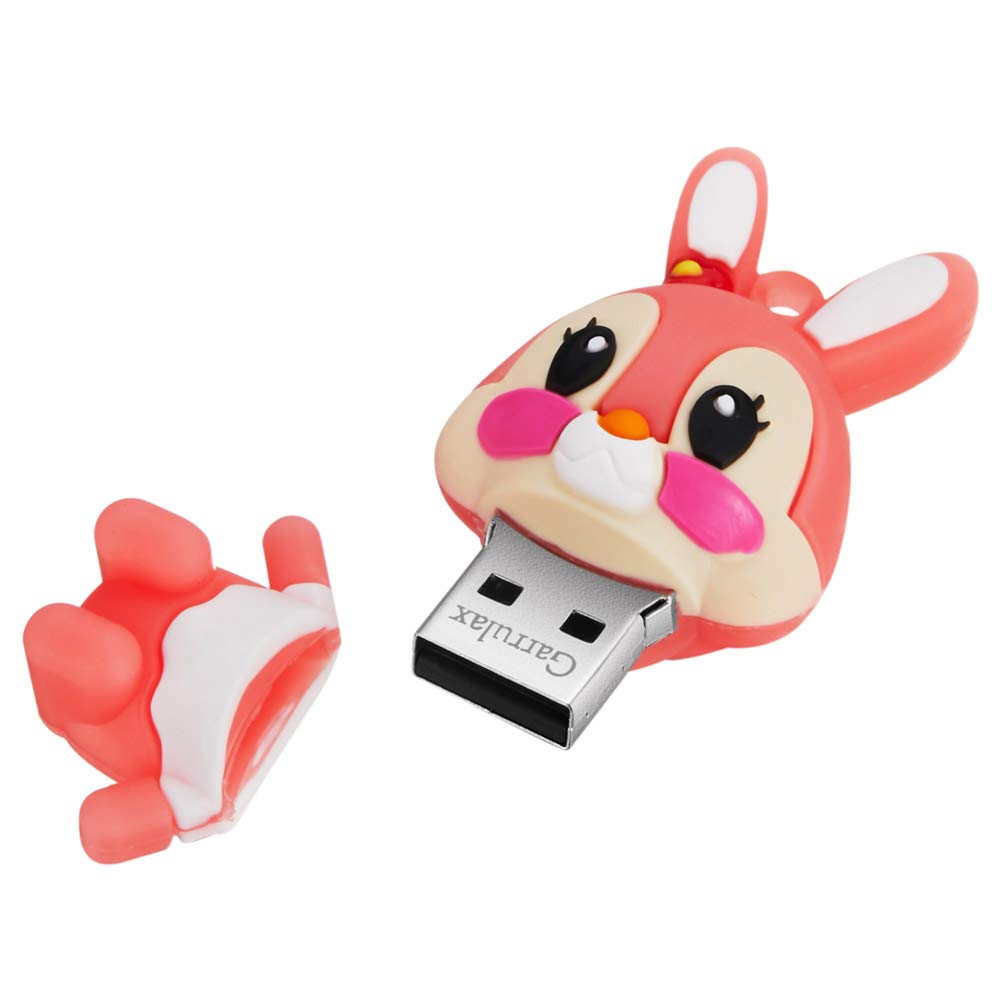GARRULAX USB Flash Drive, 8GB / 16GB / 32GB USB2.0 Cute Animal USB Memory Stick Date Storage Pendrive Thumb Drives for Kids Children Collegue Student(32GB, Rabbit)