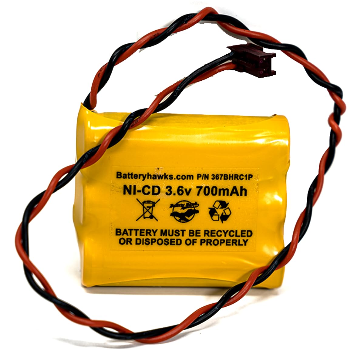 Sure-Lites 026-148 026148 SL026148 SL-026148 SL-026-148 3.6v 700mAh Ni-CD Battery Pack Replacement for Emergency/Exit Light NNYXSB