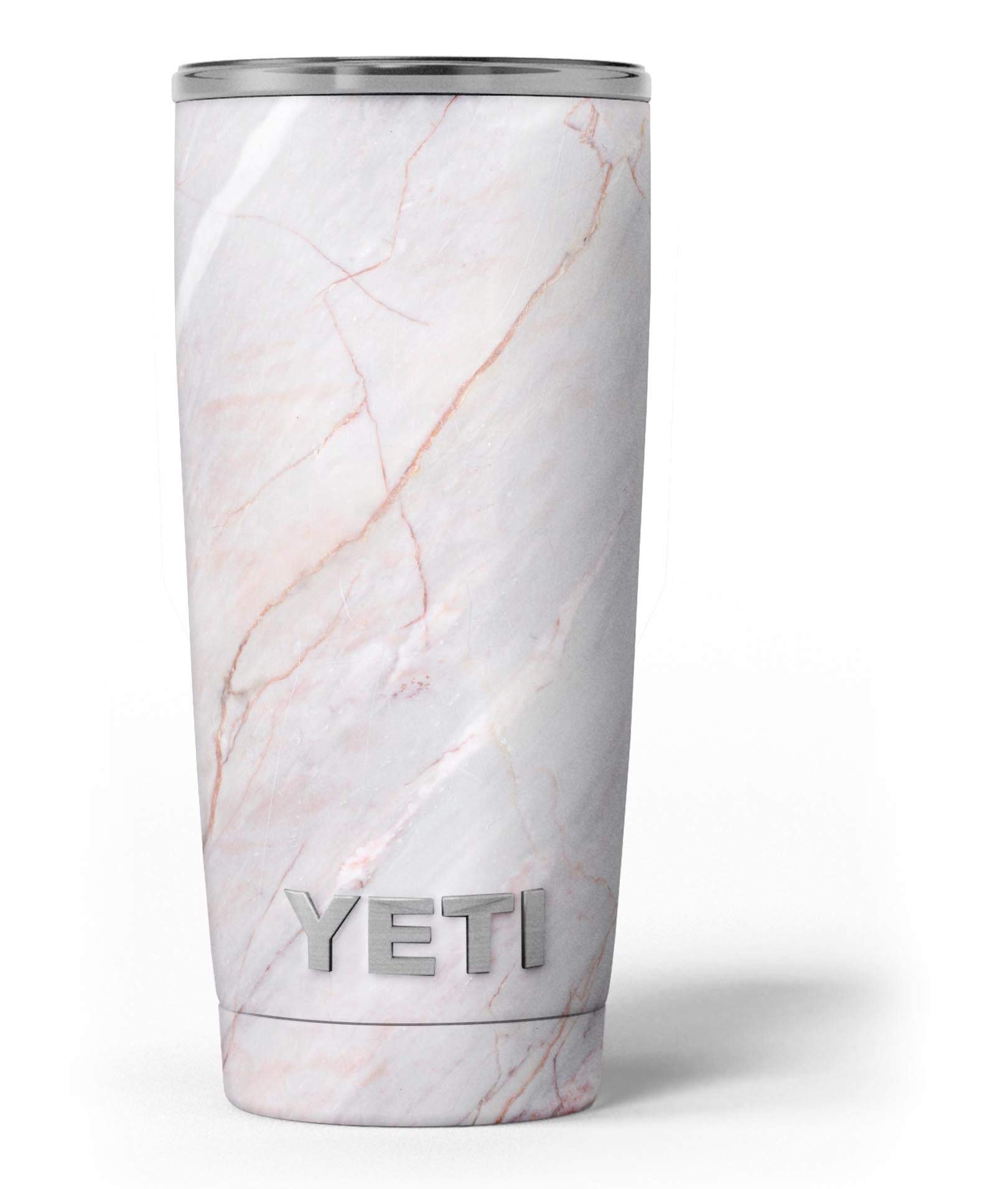 Design Skinz Slate Marble Surface V14 - Skin Decal Vinyl Wrap Kit Compatible with The Yeti Rambler Cooler Tumbler Cups
