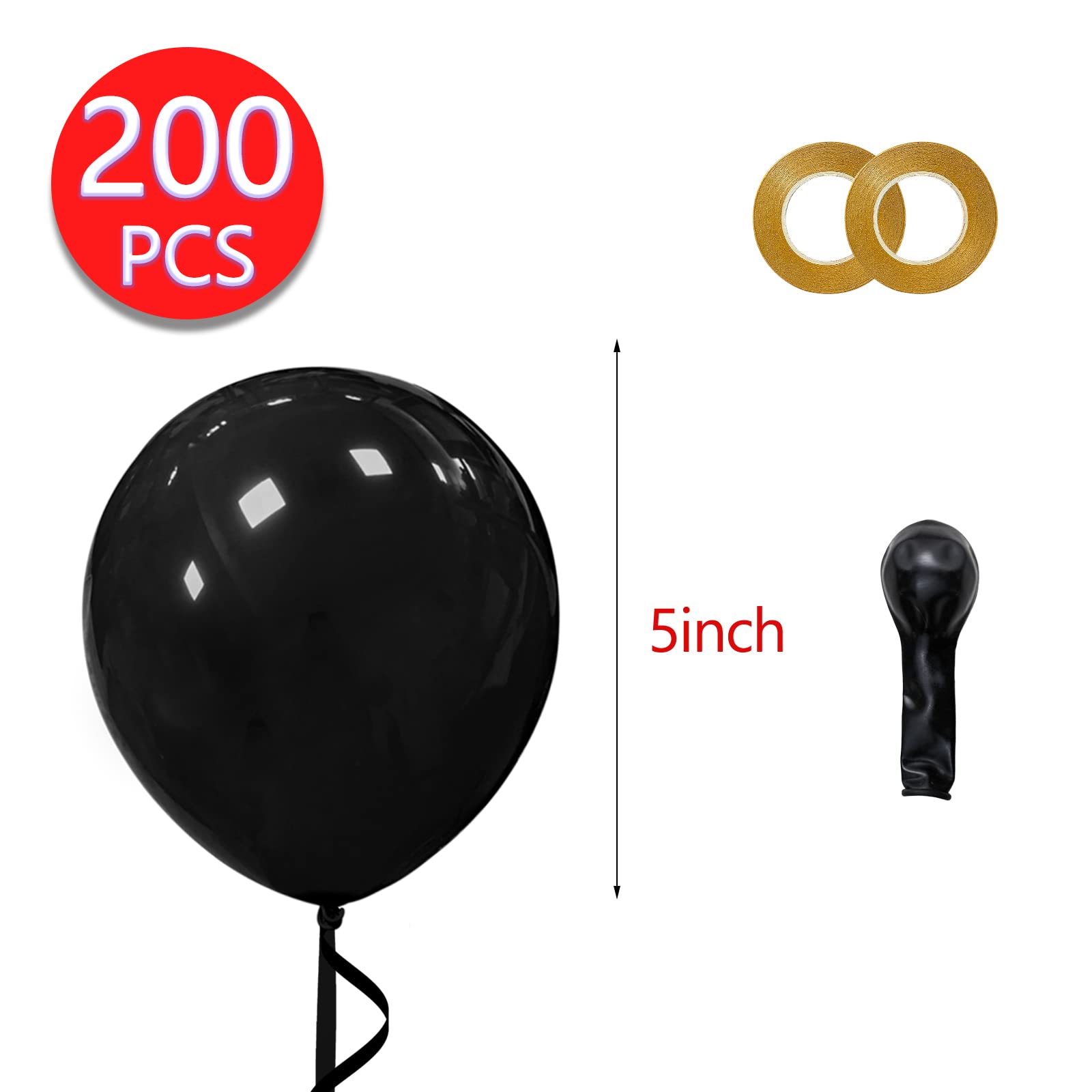 5 Pieces Halloween Balloons Large Size Halloween Mylar Foil Balloon kit Pumpkin Ghost Spider Bat Giant balloon for Halloween Party Terror Decorations