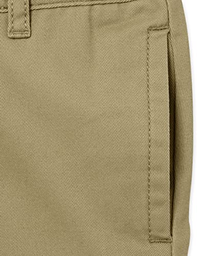 The Children's Place Baby Boys and Toddler Boys Chino Pants, Flax/New Navy, 2T