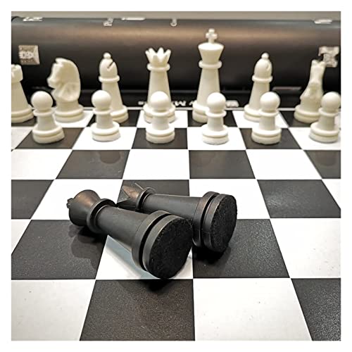 Chess Set Chess Piece Set Portable Chess Checkers Set,Folding Roll Up Chess Game for Outdoor Activities Chess Sets Chess Board Game