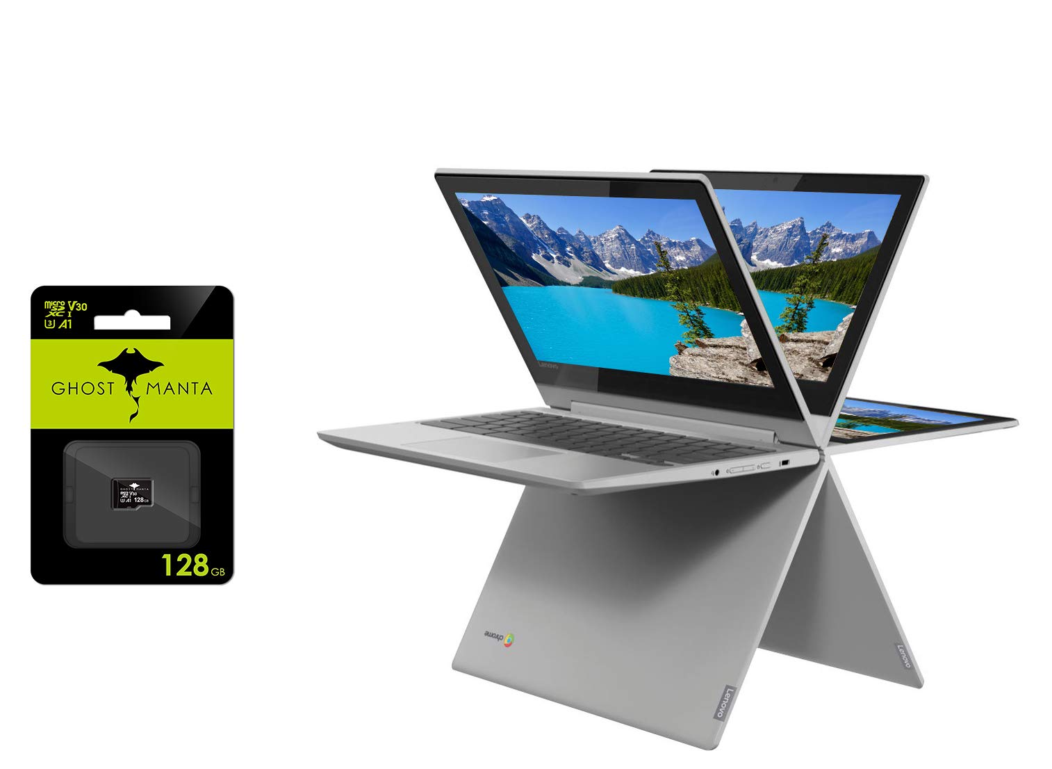 Lenovo 2021 Chromebook Flex 3 2-in-1 11.6" Convertible Touch Screen Laptop, 360°flip-and-fold Design, MediaTek MT8173C(2.1GHz,Beat N4020), 4GB Memory, 32GB eMMC, Chrome OS w/ 128GB SD Card
