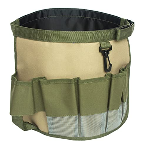 Bucket Wash Tool Organizer, Cleaning Bucket Organizer Water-Resistant Mesh Pockets for Clean Supplier, Car Wash,Soap and Towel Holder Ring Included