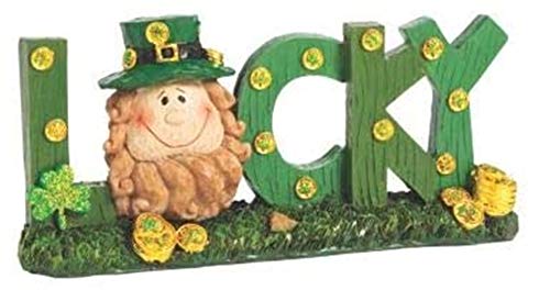 St. Patrickβs Day Lucky Sign Table Decor (Hand Painted) Home Decor