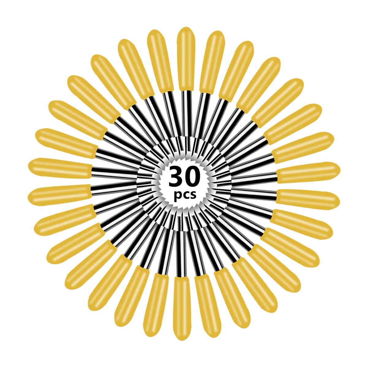 30 Pcs Replacement Blades for Explore Air 2 Vinyl Cutting Blade 30 Degree Cutting Plotter Blades Blades for Maker Expression Vinyl Cutter Machines (Yellow)