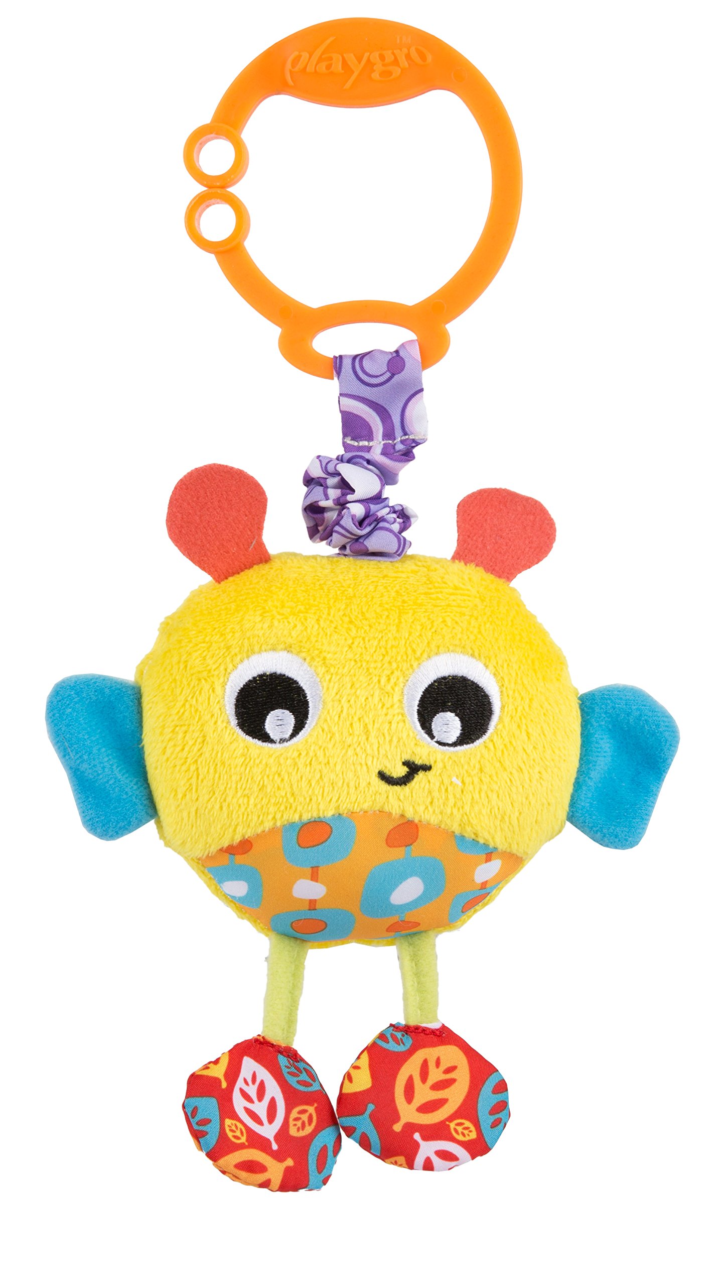 Playgro Baby Toy Wiggling Bertie Bee 0186972 for Baby Infant Toddler Children is Encouraging Imagination with STEM/STEAM for a Bright Future - Great Start for A World of Learning