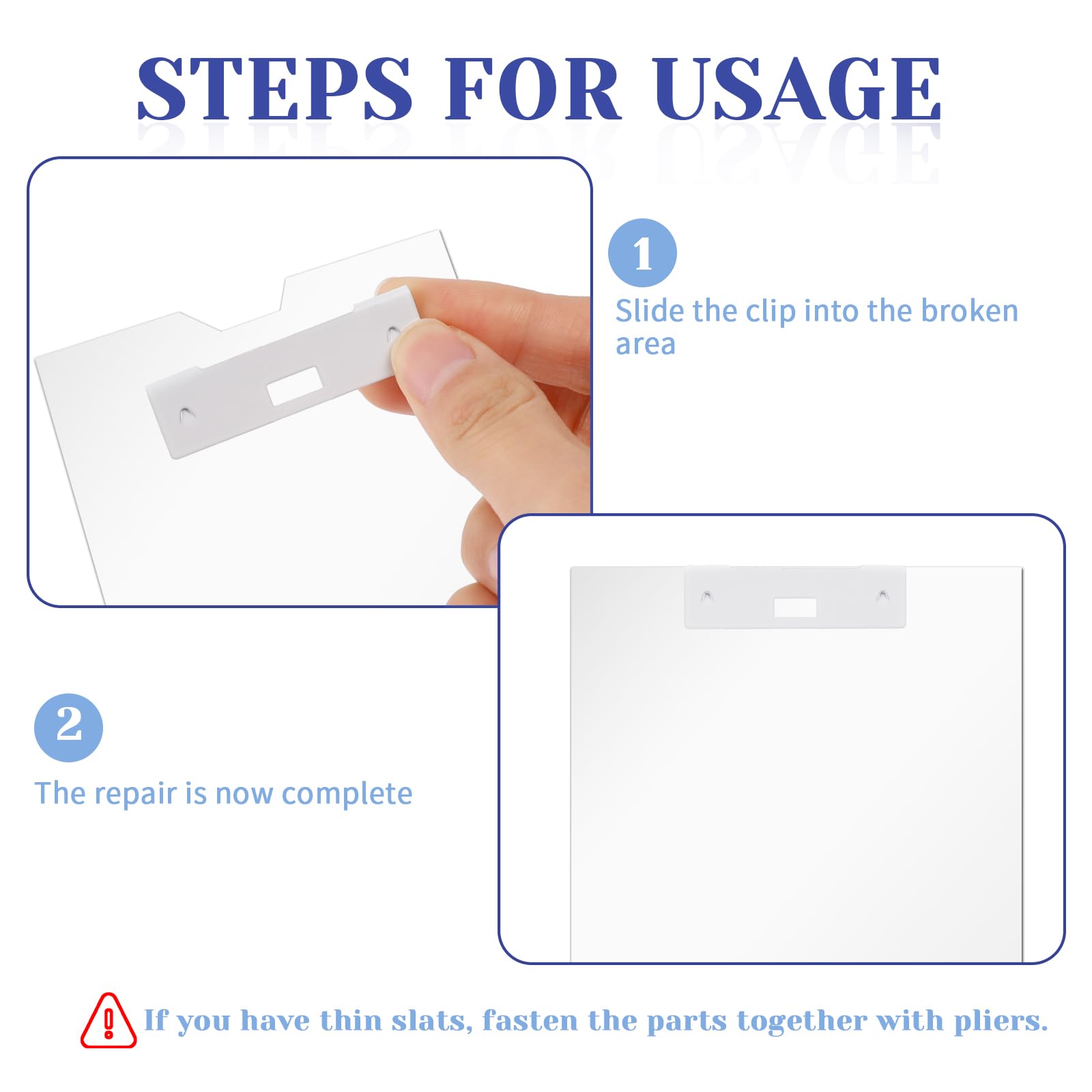 30 Pcs Vertical Blind Parts Vertical Blinds Clips Replacement Valance for Vertical Blinds Metal Blind Repair Clip Vertical Blinds Repair Kit Window Blind Replacement Slats Tabs