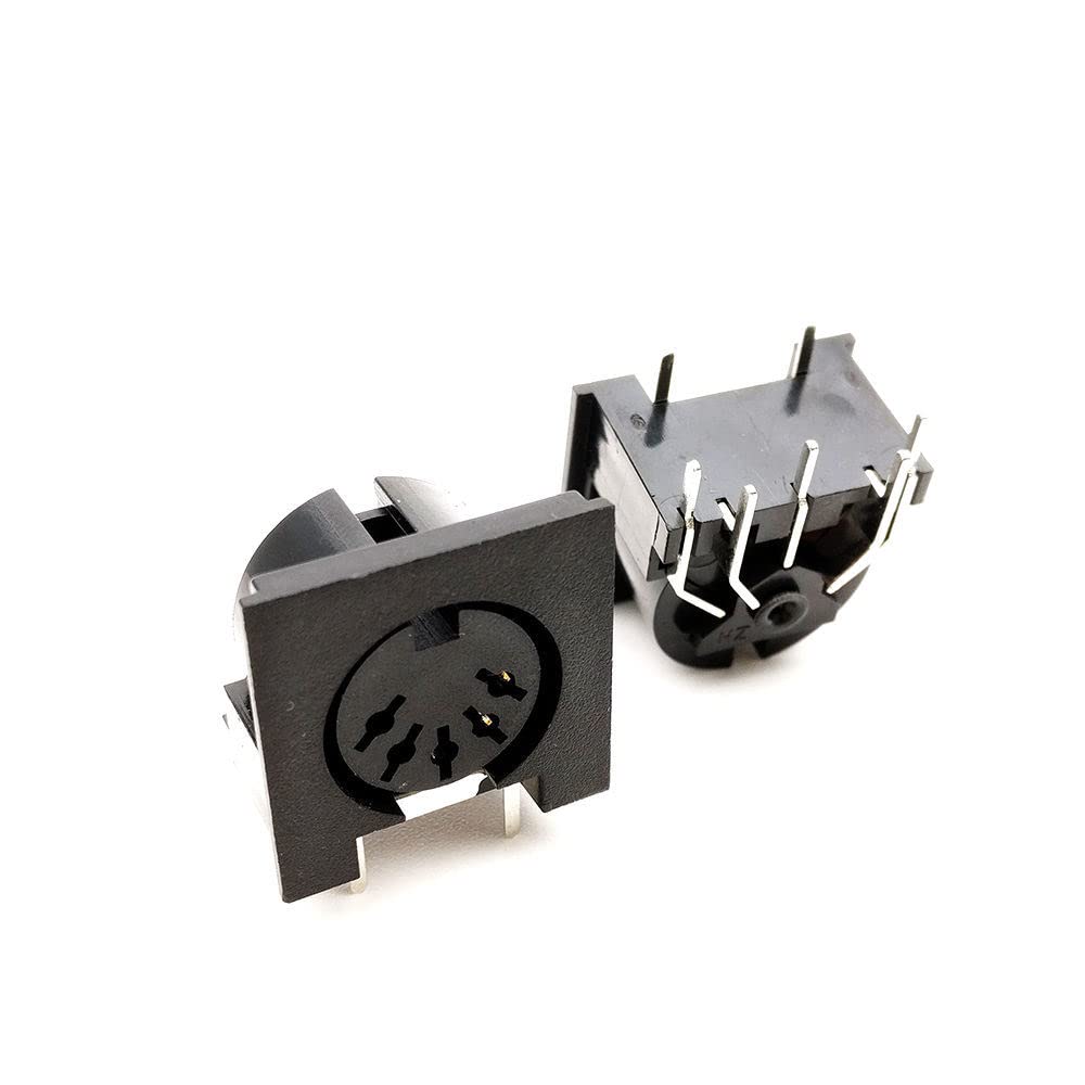 50Pcs PCB Panel Mount MIDI Female DIN5 DIN 5-Pin Jack