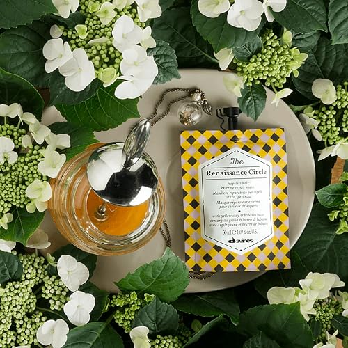 Davines The Renaissance Circle, Restoring And Repairing Mask For Dry And Damaged Hair, Add Shine, Nourishment And Softness, 1.69 fl. oz.