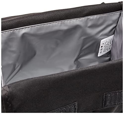 BUILT Crosstown Stain Resistant Insulated Lunch Bag with Adjustable Shoulder Strap Black LBM02-BLK