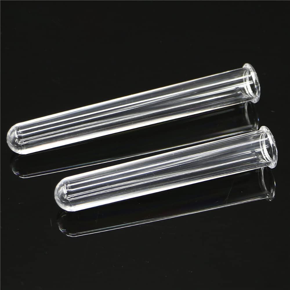 9Pcs Clear Test Tubes for Plant Propagation Station Hydroponic/Flowers for Home Office Desktop Decoration(Test Tube)